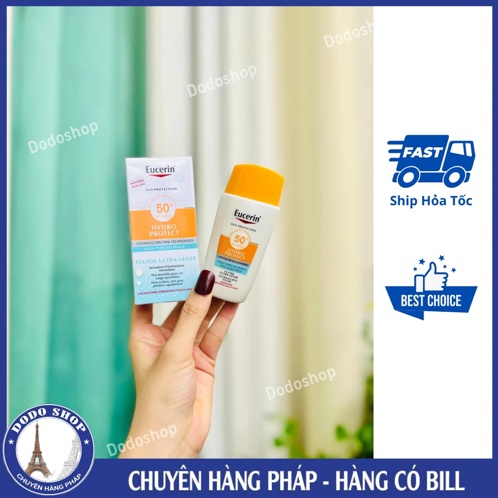 Kem chống nắng Eucerin Sun Fluid Matifiant Visage SPF50+ của Pháp ...