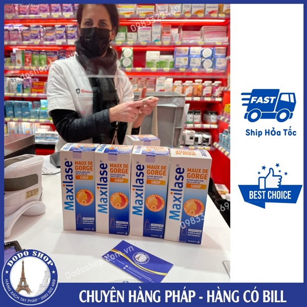 Siro Maxilase Pháp dành cho trẻ từ 6 tháng tuổi và người lớn - dodoshop