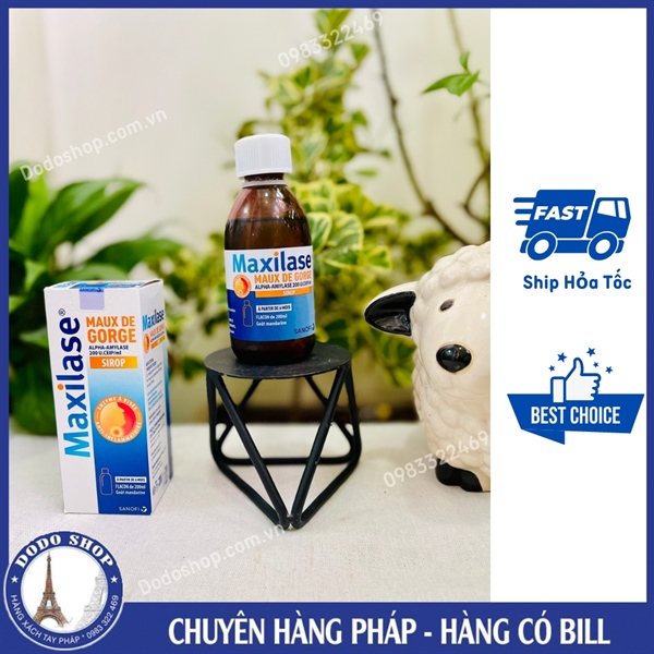 Siro Maxilase Pháp dành cho trẻ từ 6 tháng tuổi và người lớn - dodoshop